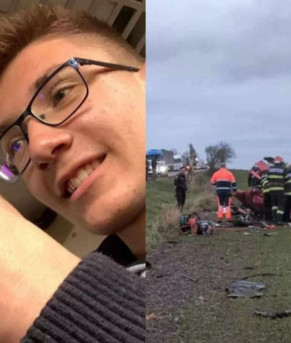 „Abia aștepta să ia permisul". El este Tudor, studentul de 18 ani care a murit în accidentul din ...