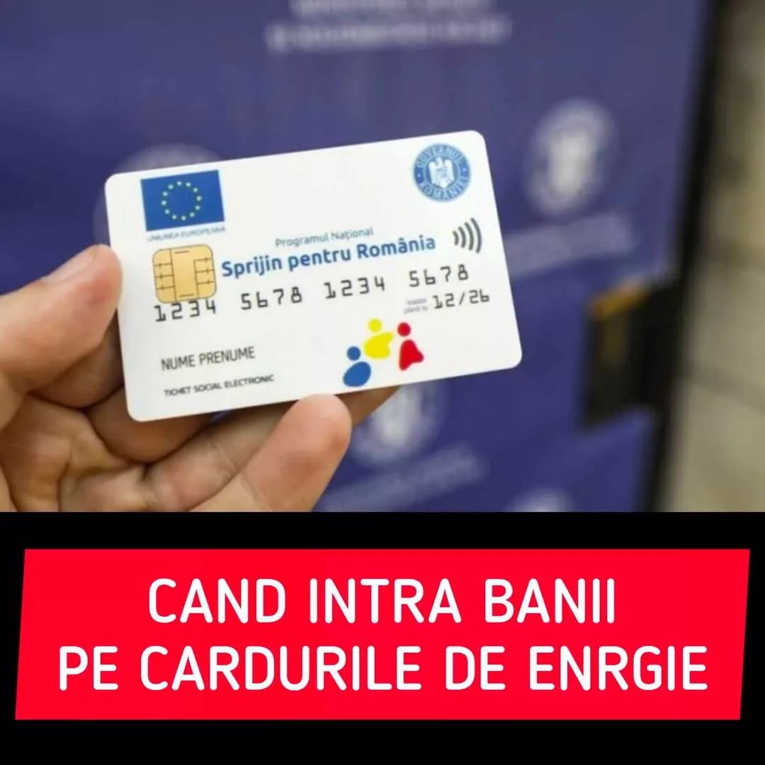 Când intră banii pe cardurile de energie în 2025. Cum pot fi folosiți ...